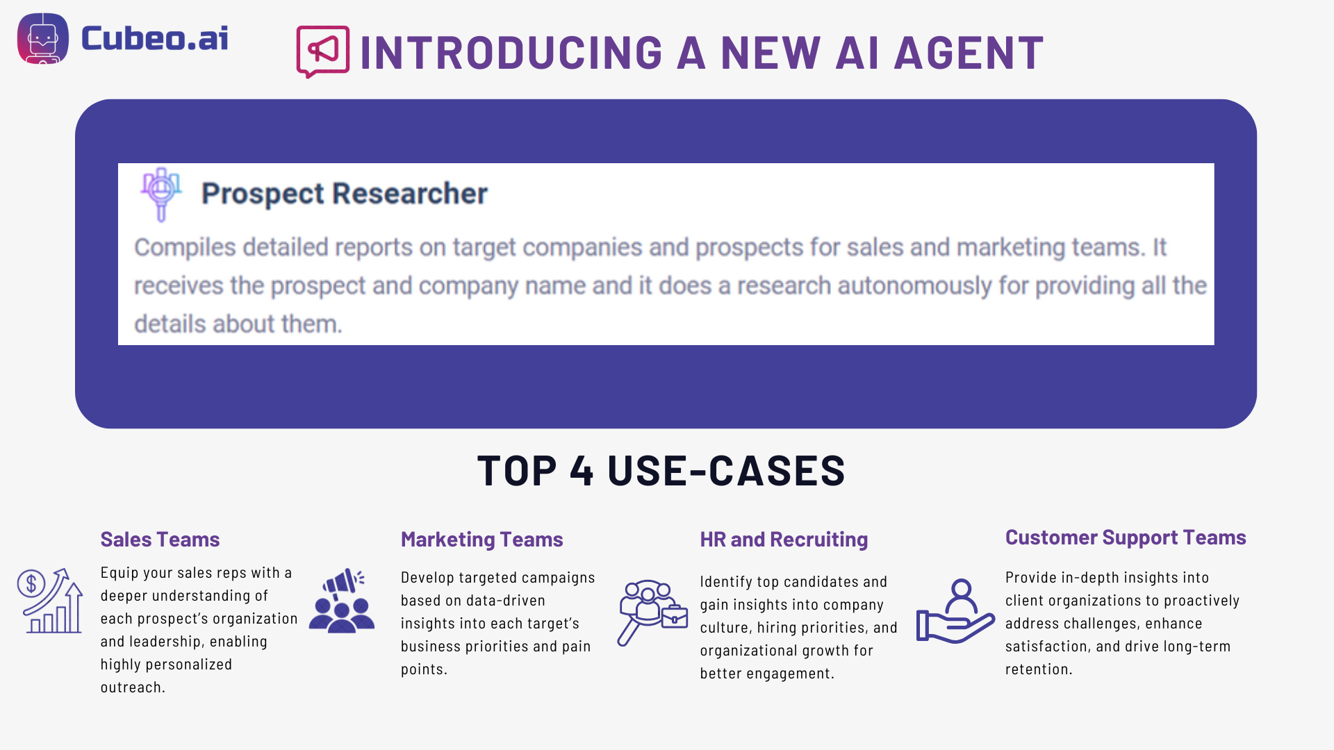 Introducing Cubeo AI’s Prospect Researcher Agent: Insight-Driven Personalization